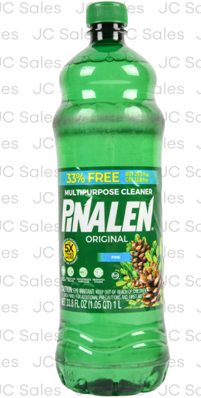 128456 PINALEN MULTIPURPOSE CLEANER ORIGINAL PINE 33.8 OZ (12/PK) – CK ...