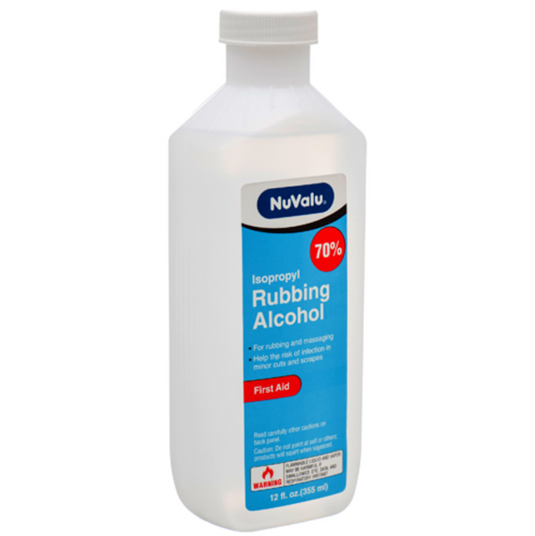 12367 NUVALU ISOPROPYL RUBBING ALCOHOL 70% 12 OZ (24/PK) – CK Wholesale